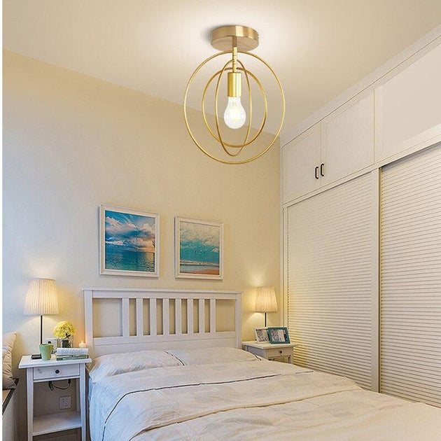 Nordic Metallic Ceiling Light – Re-magined